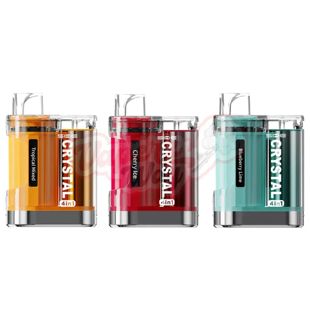 SKE Crystal 4 in 1 2400 - Disposable Vape with 4 Flavours – Vaperz Way